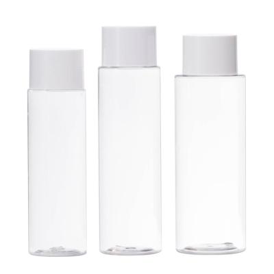 China 100ml Plastic Bottle Cosmetic , PET Facial Toner Bottle with Screw Cap for sale