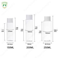 China 100ml Plastic Bottle Cosmetic , PET Facial Toner Bottle with Screw Cap for sale