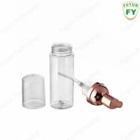 China PET Spray Pump Dispenser , Liquid Soap Pump Bottles With Rose Gold Pump for sale