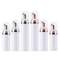 China PET Spray Pump Dispenser , Liquid Soap Pump Bottles With Rose Gold Pump for sale