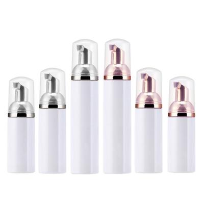 China PET Spray Pump Dispenser , Liquid Soap Pump Bottles With Rose Gold Pump for sale