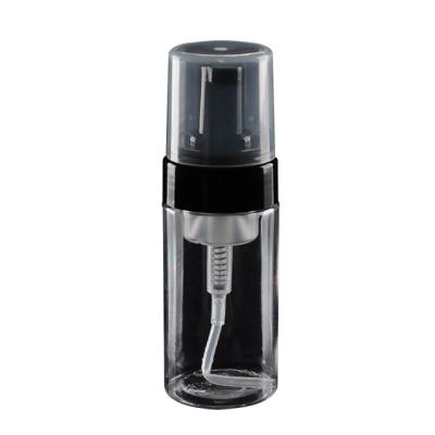 China Clear Foam Pump Bottle 3oz 100ml With Black Foam Pump for sale