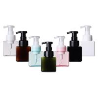 China 250ml PETG Square Foaming Soap Dispenser For Skin Care for sale