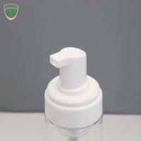 China 100ml Foam Pump Bottle Cylinder Clear PET Matte Surface Handling for sale