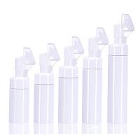 China 120ml Silicone Brush Fuyun Empty White Pump Bottles Easy Open End For Face Wash for sale
