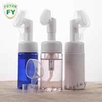 China 100ml Foamer Pump Bottles With Brush head For Facial Cleaner for sale
