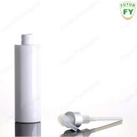 China 6.8oz Shampoo Pump Dispenser Bottle , Screen Printing Cosmetic Bottles With Pump for sale