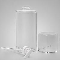 China PE Round Shampoo Pump Dispenser Bottle 250ml 300ml 400ml 500ml for sale