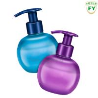 China Unique Purple 6oz Shampoo Pump Dispenser Bottle PET Material for sale