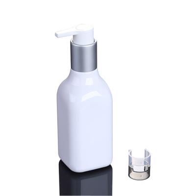 China Square 0.2L Shampoo Pump Dispenser Bottle Cosmetic Packaging for sale