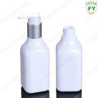 China Square 0.2L Shampoo Pump Dispenser Bottle Cosmetic Packaging for sale