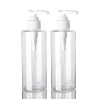 China refillable Shampoo Conditioner Dispenser Bottles , 250ml Square Lotion Pump Bottles for sale