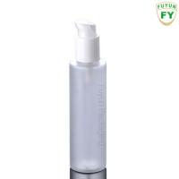 China Empty 200ml matte PET plastic shampoo wash hand lotion pump bottle for sale