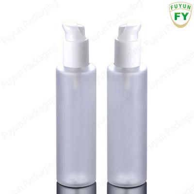 China Empty 200ml matte PET plastic shampoo wash hand lotion pump bottle for sale