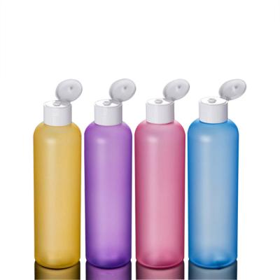 China 8.5oz Shampoo Shower Gel Bottles , Shampoo Flip Cap Pet Bottle for sale