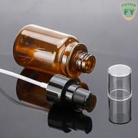China 0.1l Spray Pump Bottle , Screen Printing Amber Mist Spray Bottle for sale
