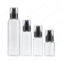 China Clear 50ml Pet Spray Bottle SGS certificate Customised Logo for sale
