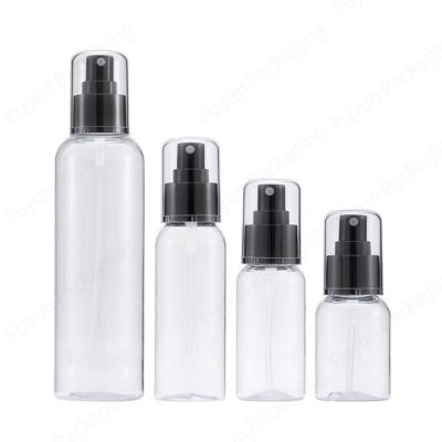China Clear 50ml Pet Spray Bottle SGS certificate Customised Logo for sale