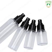 China Clear 50ml Pet Spray Bottle SGS certificate Customised Logo for sale