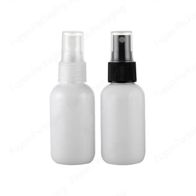 China Screen Printing 50ml Empty Spray Bottles Matte Black Pump for sale