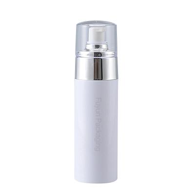 China Fuyun Small Plastic Pump Bottles , Silver 4 Oz Plastic Bottle With Pump for sale