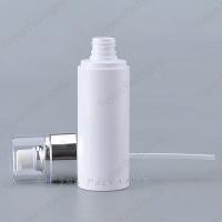 China Fuyun Small Plastic Pump Bottles , Silver 4 Oz Plastic Bottle With Pump for sale