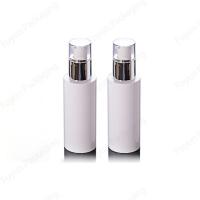 China 160ml Cosmetic Plastic Pump Bottles White SGS Certificate for sale