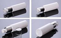 China 160ml Cosmetic Plastic Pump Bottles White SGS Certificate for sale