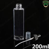 China 200ML Plastic Bottle With Spray Pump for skincare cosmetic packaging for sale