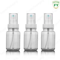China Cosmetic PET 4oz Lotion Spray Pump Bottle Hot stamp Printing for sale