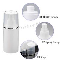 China 250ml Refillable Pump Spray Bottle , PE hand sanitizer spray bottle for sale
