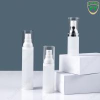 China Wholesale 50ml empty travel mini vacuum clear round airless lotion cream plastic bottle for skin care for sale
