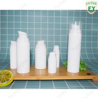 China Cream Airless Pump Bottle , Refillable Clear Pump Travel Bottle for sale