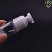 China Emulsion Lotion Airless Vacuum Pump Bottle Clear Bottle Body for sale
