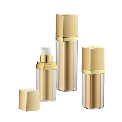 China Serum Clear Airless Pump Bottle silk Screen Printing for sale