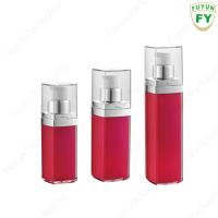 China Serum Clear Airless Pump Bottle silk Screen Printing for sale