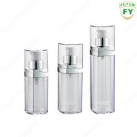 China Serum Clear Airless Pump Bottle silk Screen Printing for sale
