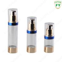 China Refill Small Airless Spray Bottles Gold Red For Cream Cosmetic for sale