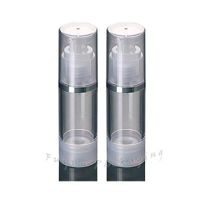 China Refillable Airless Pump Bottle , 0.5oz Airless Bottles Cosmetic Packaging for sale