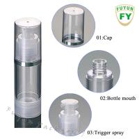China Refillable Airless Pump Bottle , 0.5oz Airless Bottles Cosmetic Packaging for sale