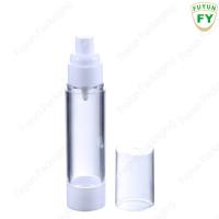 China Refillable Airless Cosmetic Containers , Fuyun Airless Serum Pump Bottles for sale