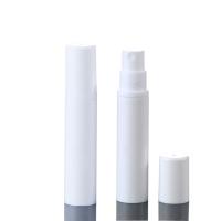 China 0.34oz White Airless Pump Bottles , PET empty foundation bottle with pump for sale