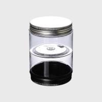 China Empty Clear Cookies Candies Beans Packaging Food Grade PET Plastic Container Storage Jars for sale