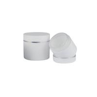 China 50g PP plastic Double wall Jar Cosmetic Lotion Cream Containers Pot Jars for sale