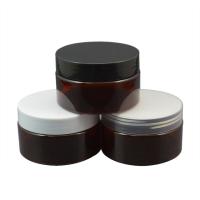 China Custom pet plastic cream jar 100g empty cosmetic jar lip scrub container for sale for sale