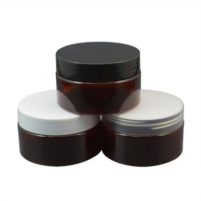 China Custom pet plastic cream jar 100g empty cosmetic jar lip scrub container for sale for sale