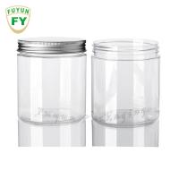 China 400ml storage clear jar food package container tea nut cookies PET plastic jar for sale