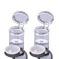China Food Grade Kitchen Clear Storage Pet Plastic Unique Cookie Empty Sealed Honey Jam Clip Top Jars for sale