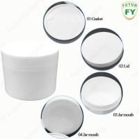 China White Plastic Body Cream Jar 100g For Containing Sample Tester Cream for sale