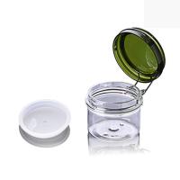 China SGS Wide Mouth Plastic Jars With Lids 170g Painting Color Surface for sale